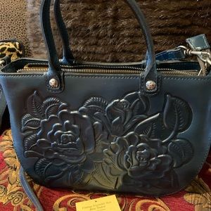 Patricia Nash | Bags | Patricia Nash Rose Tooled Fairford Satchel In ...